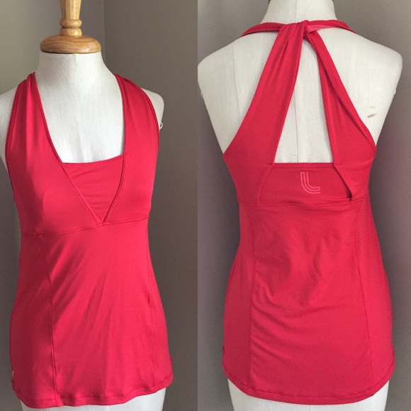 Lole | Tops | Lol Lole Built In Bra Activewear Red Tank Top M | Poshmark